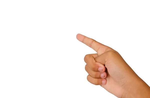 Baby hand pointing — Stock Photo © Vitalinka #9934520