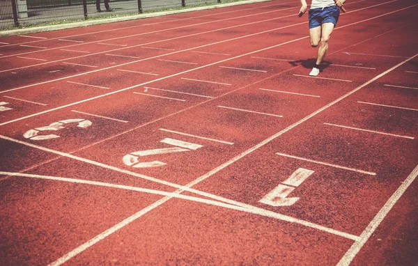 Runners approaching the finish line of a race Stock Photo by ©melis82 ...