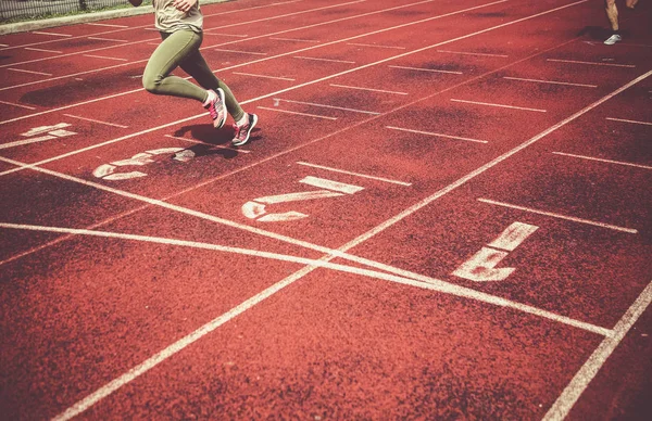 Runners approaching the finish line of a race Stock Photo by ©melis82 ...