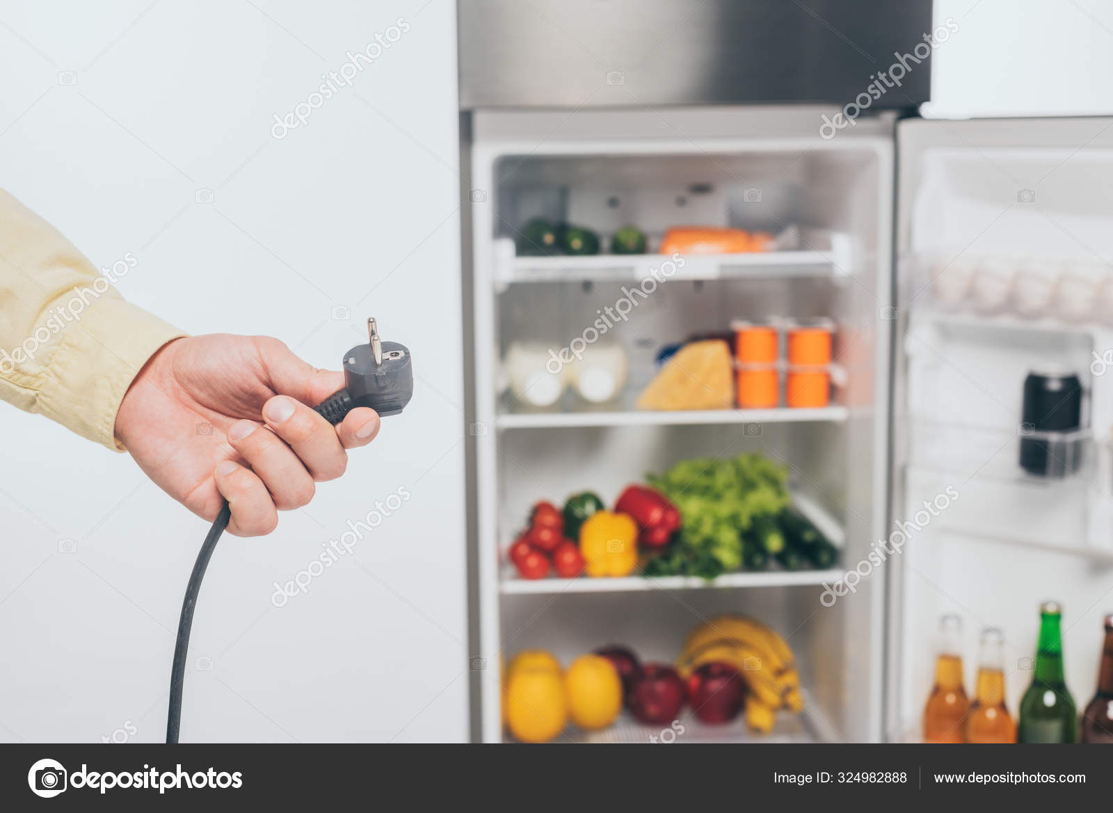 Unplugged Power Cord