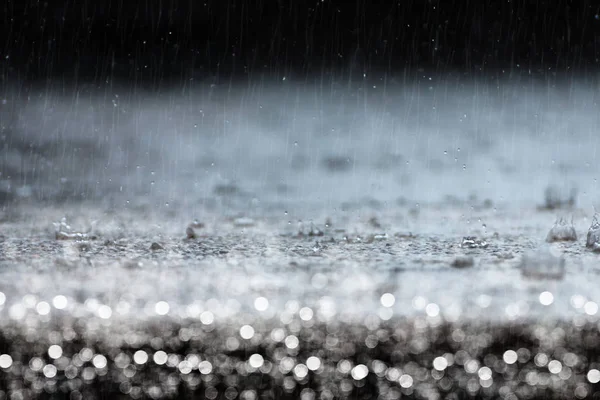 Rain fall on the ground in rains season. - Stock Image - Everypixel