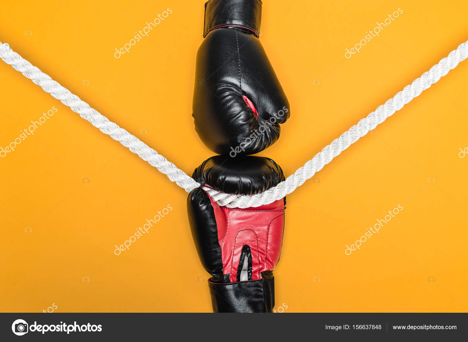 Black boxing gloves Stock Photo by ©KostyaKlimenko 156637848