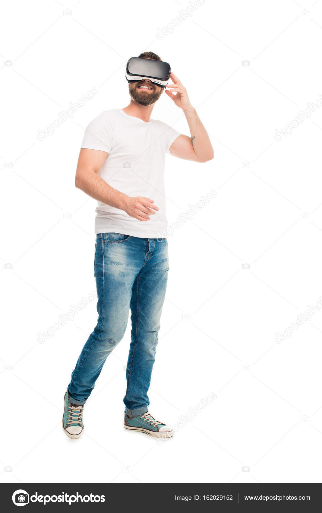 Man using virtual reality headset Stock Photo by ©AllaSerebrina 162029152 Man using virtual reality headset Stock Photo by ©AllaSerebrina 162029152