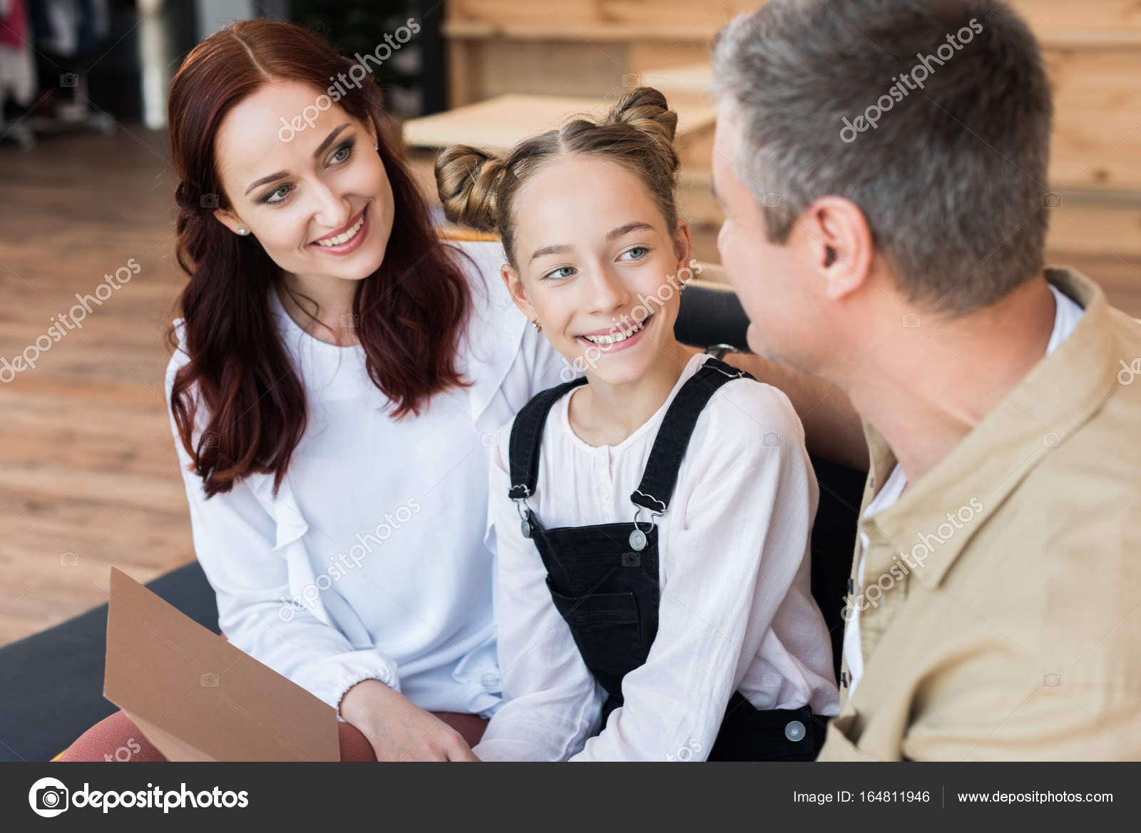 Family spending time together — Stock Photo © AllaSerebrina #164811946