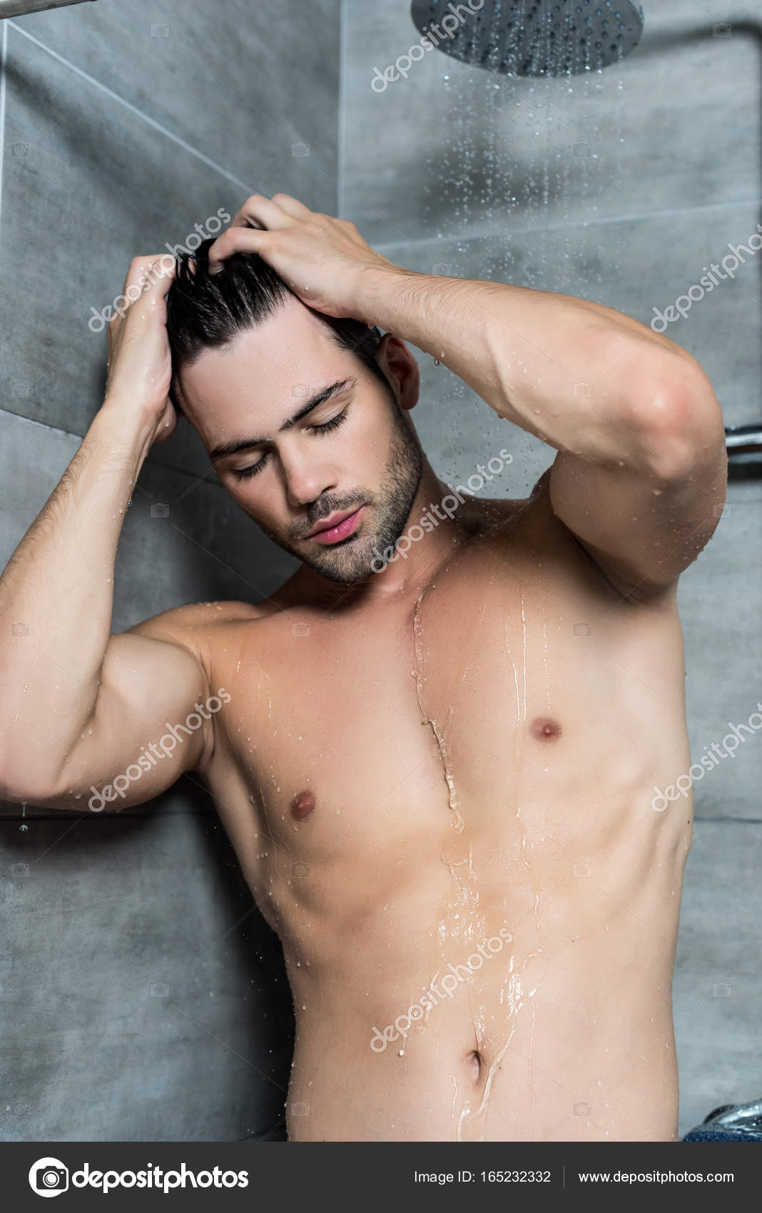 Taking shower — Stock Photo © AllaSerebrina #165232332