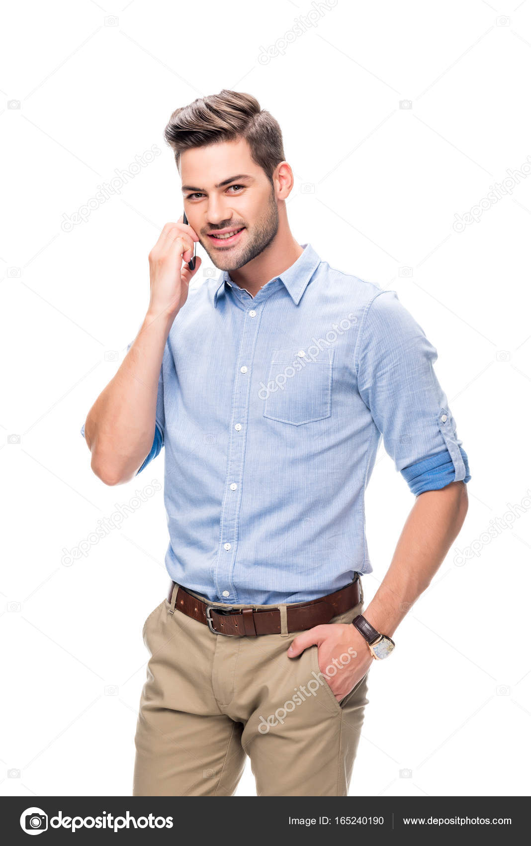 Talking On Smartphone