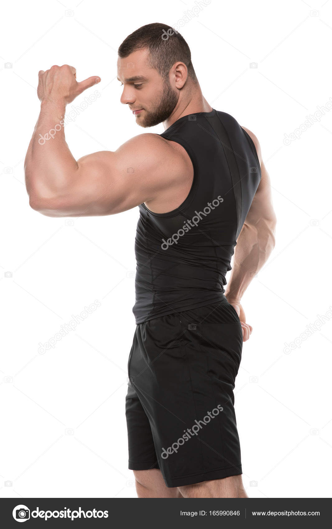 Young muscular man — Stock Photo © AllaSerebrina #165990846