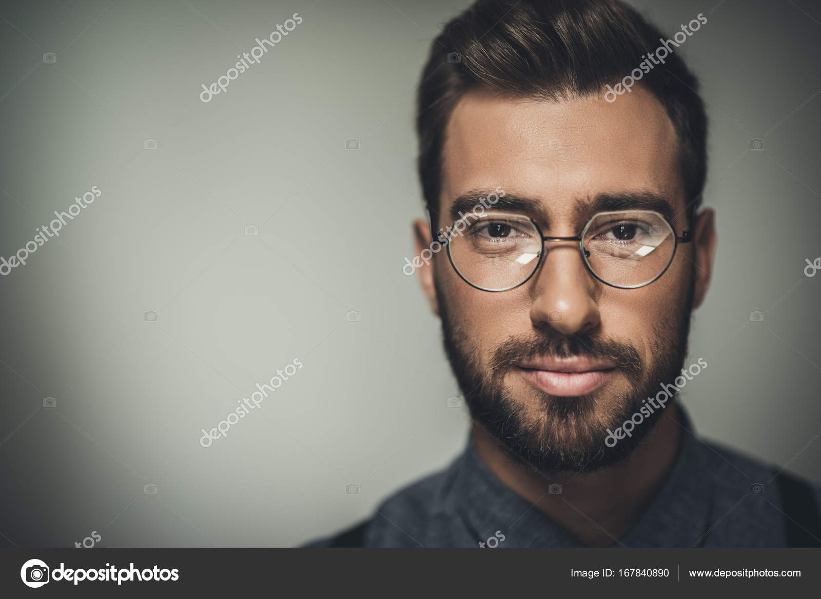 Handsome man in glasses — Stock Photo © AllaSerebrina #167840890 Handsome man in glasses — Stock Photo © AllaSerebrina #167840890