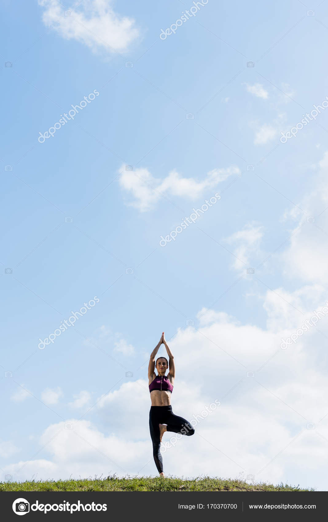 Tree pose — Stock Photo © AllaSerebrina #170370700