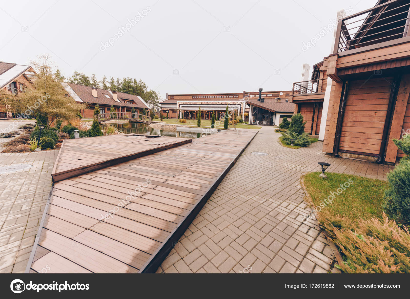 Modern recreation center — Stock Photo © AllaSerebrina #172619882