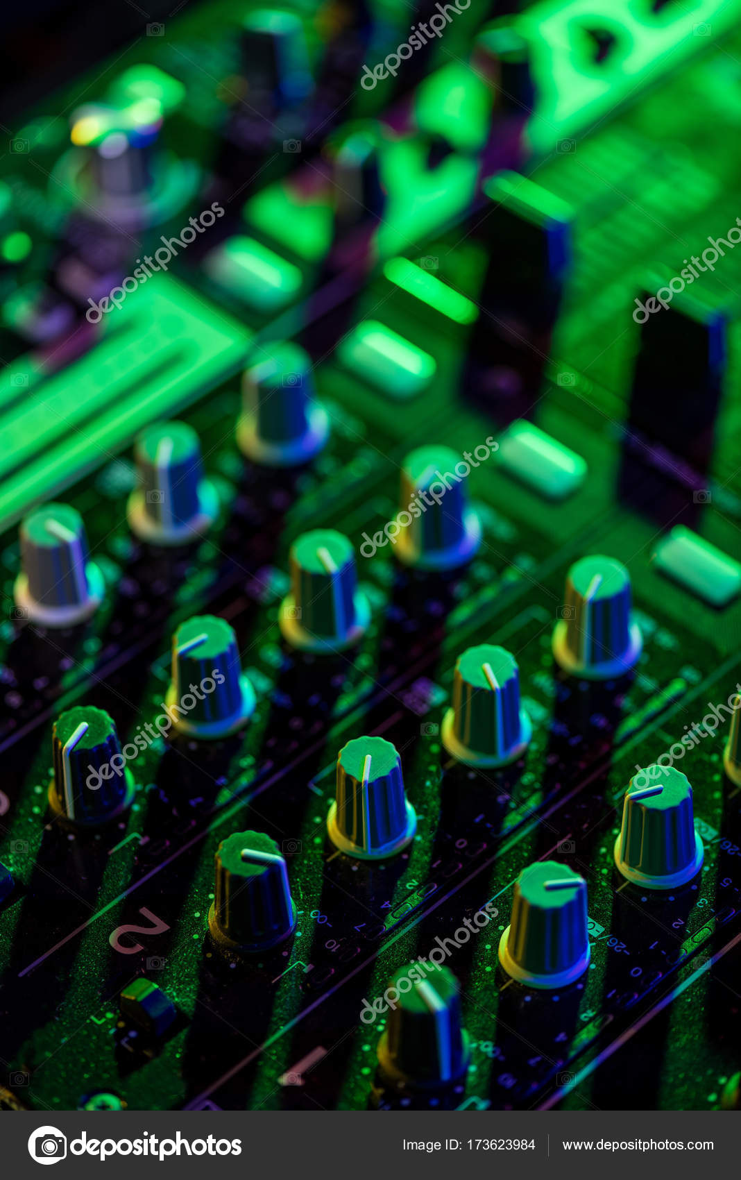 Sound mixer — Stock Photo © AllaSerebrina #173623984