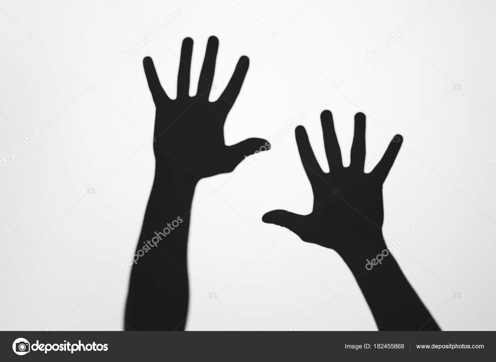 Mysterious Shadows Human Hands Grey — Stock Photo © AllaSerebrina ...
