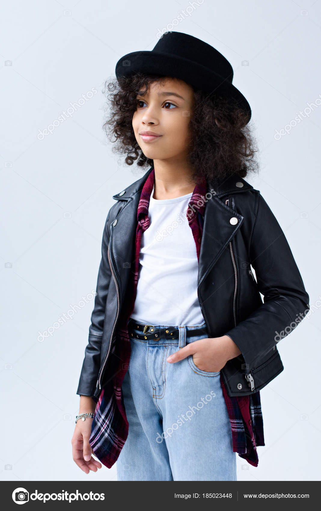 Little Girls Leather Jacket