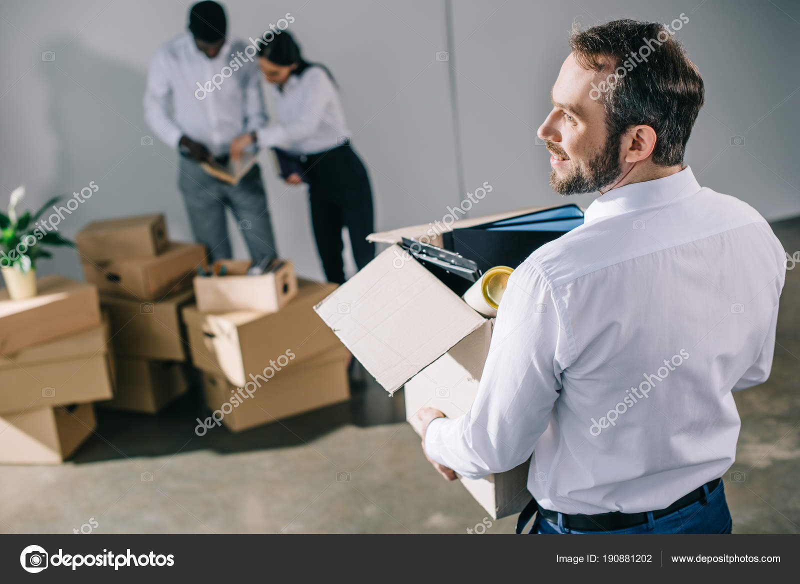 Office moving — Stock Photo © AllaSerebrina #190881202