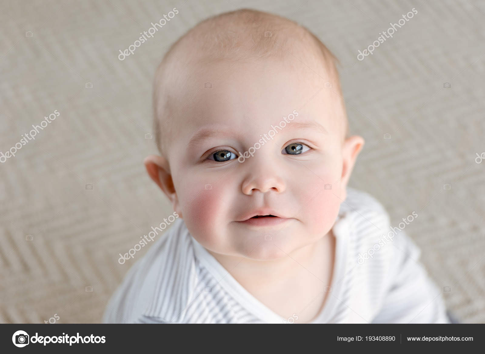 Portrait Adorable Little Baby Boy — Stock Photo © AllaSerebrina #193408890