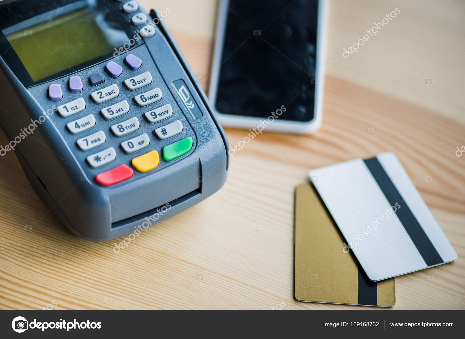Pos terminal — Stock Photo © EdZbarzhyvetsky #169168732
