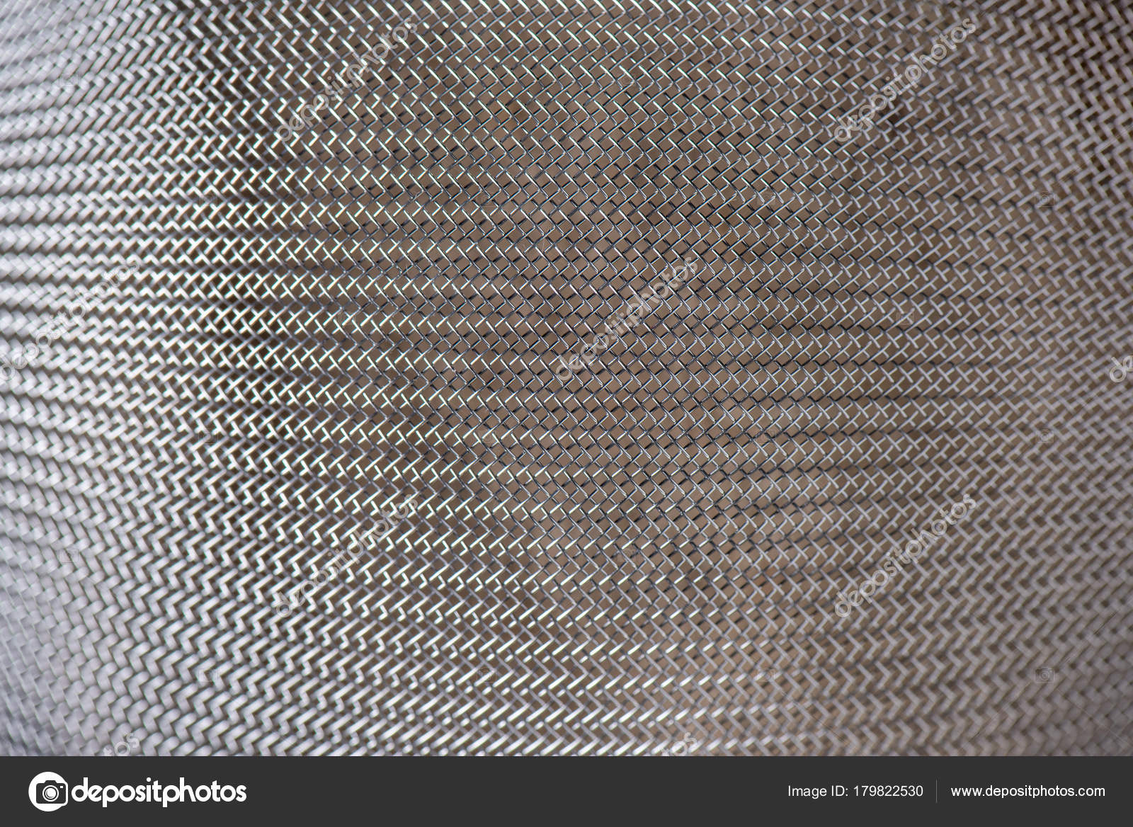 Close View Metal Sieve Texture — Stock Photo © EdZbarzhyvetsky #179822530