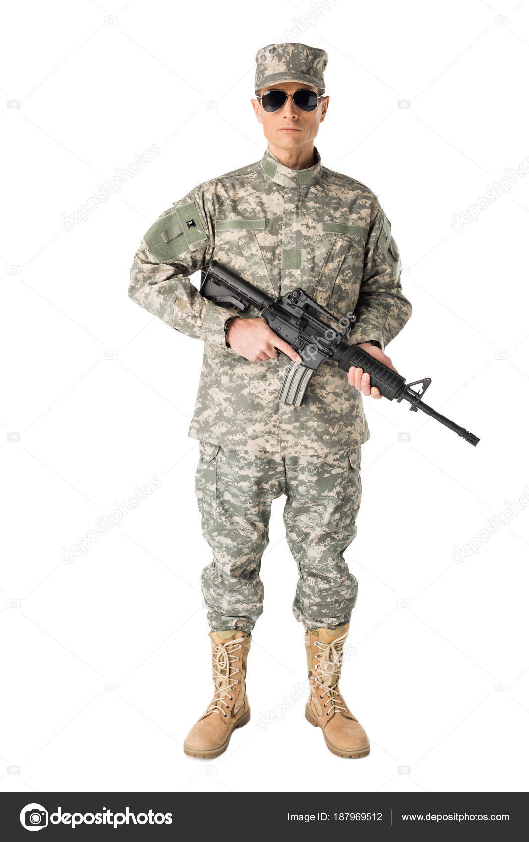 Army Man With Gun