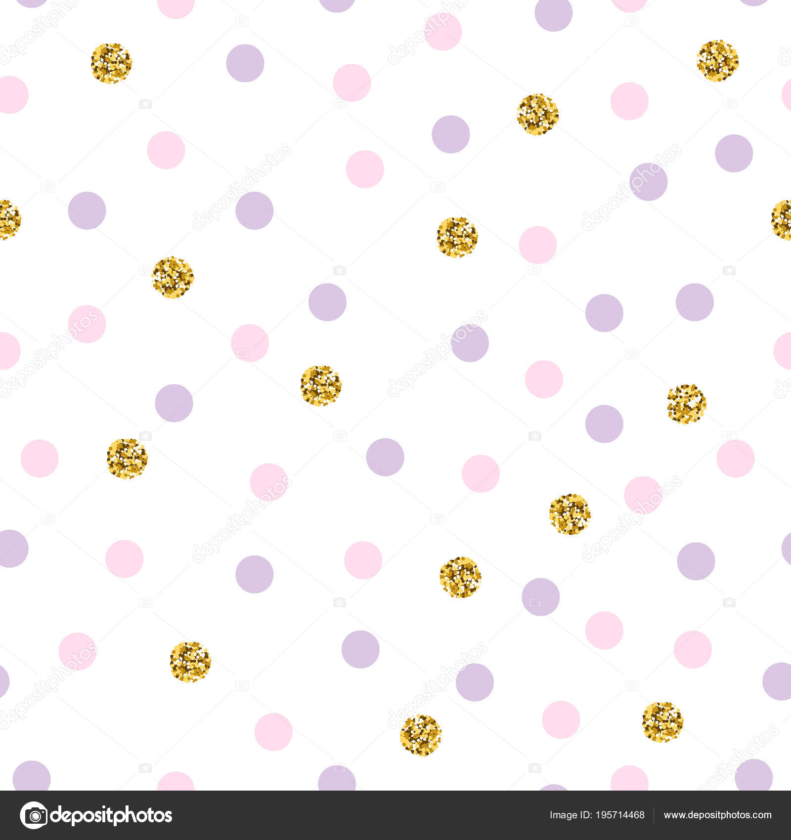 Glitter Polka Dot Background