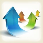 Abstract Rising Arrows Stock Vector Image by ©benchyb #12521363