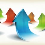 Abstract Rising Arrows Stock Vector Image by ©benchyb #12521363