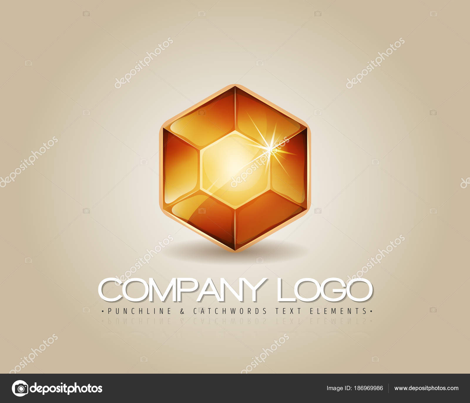 Gem Logo For Luxury Company Stock Vector Image by ©benchyb #186969986