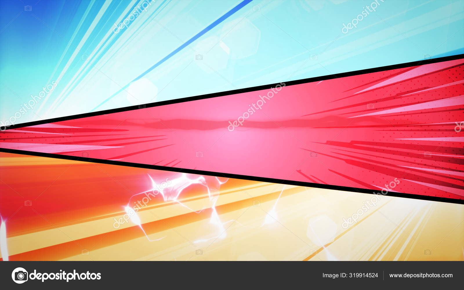 Comic Book Action Background