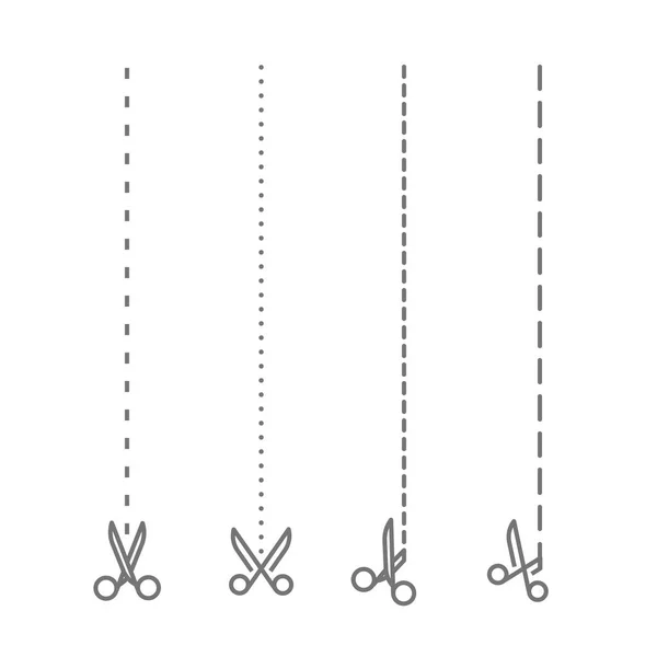 Coupon scissors cut out dotted lines background — Stock Vector ...