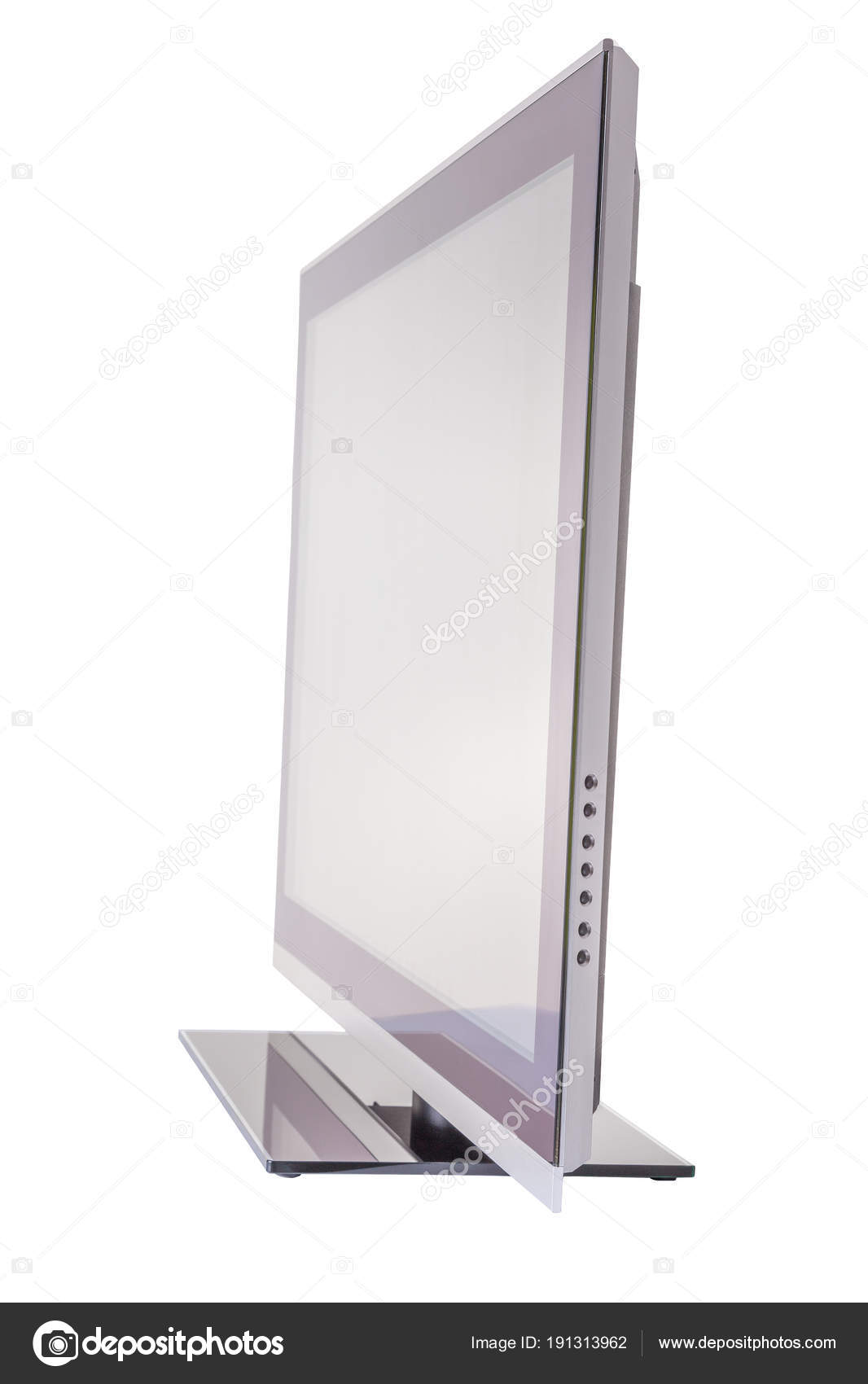 Stylish slim TV side view — Stock Photo © Demanna #191313962