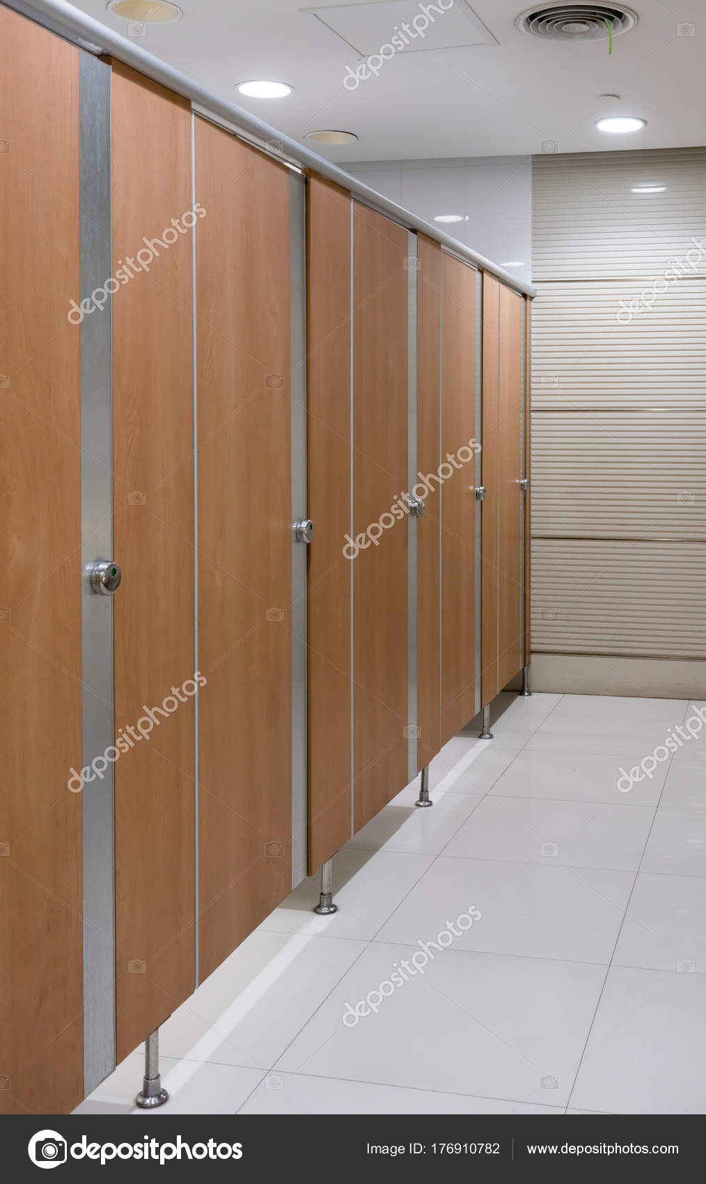 Clean public toilet room empty. restroom interior. — Stock Photo © v74 ...