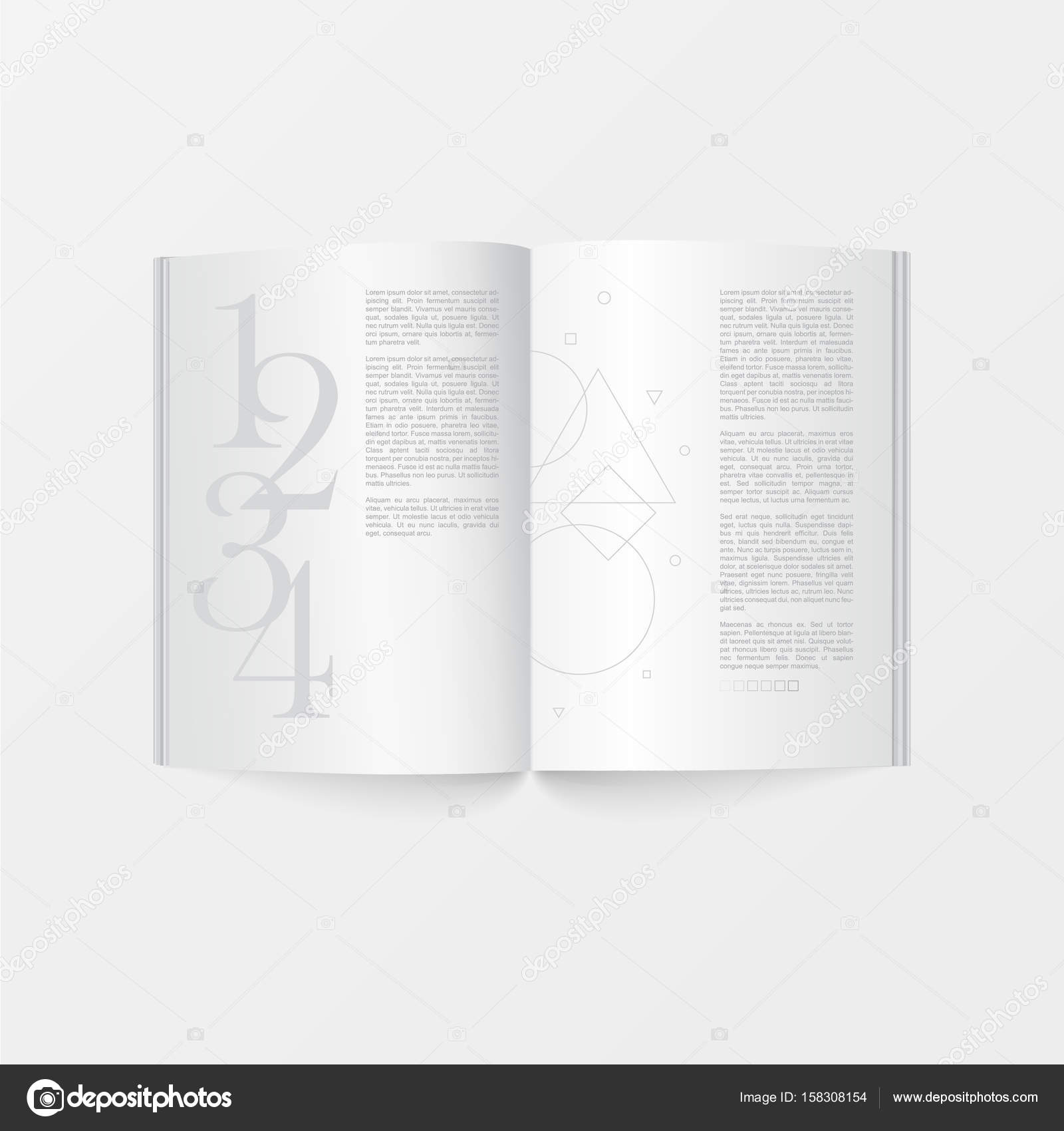 Modèle De Livre Vierge Psd