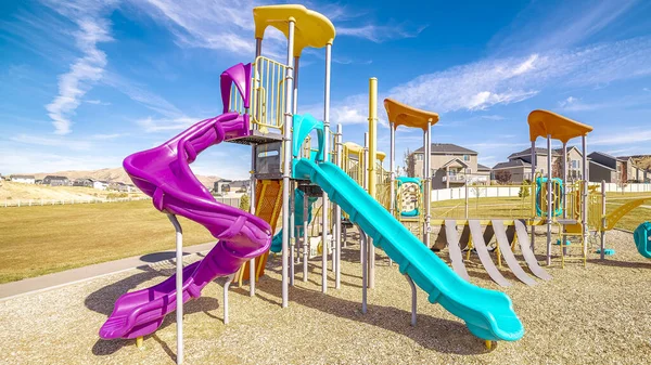 Playground slides Stock Photos, Royalty Free Playground slides Images ...