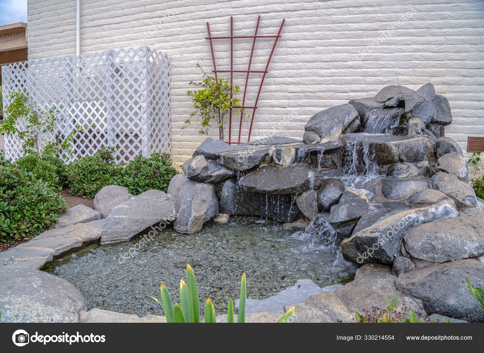 Faux Rock Waterfalls