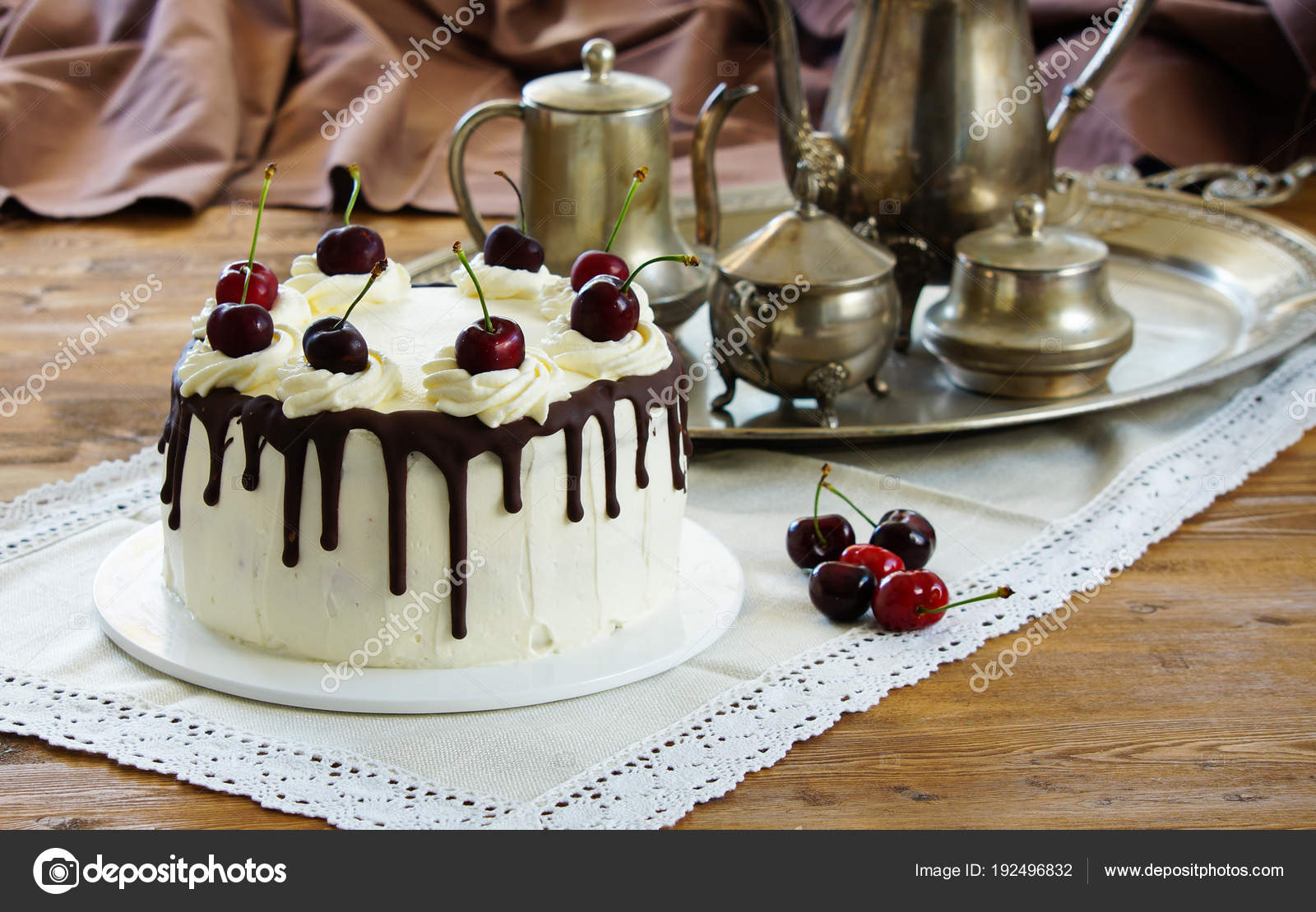 Black Forest Cake Schwarzwalder Kirschtorte Schwarzwald Pie Dark ...