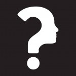 Human face with question mark illustration — Stock Vector ...