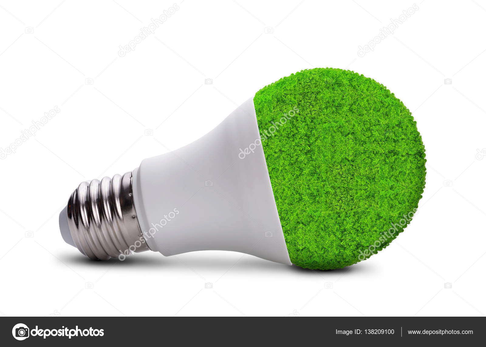 Eco LED bulb isolated on white background Stock Photo by ©vencav 138209100