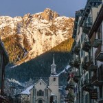 Snowy Chamonix de Mont Blanc on a Christmas Day – Stock Editorial Photo ...