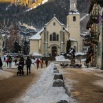 Snowy Chamonix de Mont Blanc on a Christmas Day – Stock Editorial Photo ...