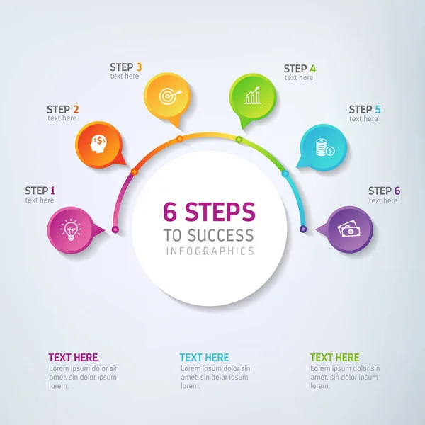 6 Steps Infographics — Stock Vector © annafrajtova #166028948 6 Steps Infographics — Stock Vector © annafrajtova #166028948