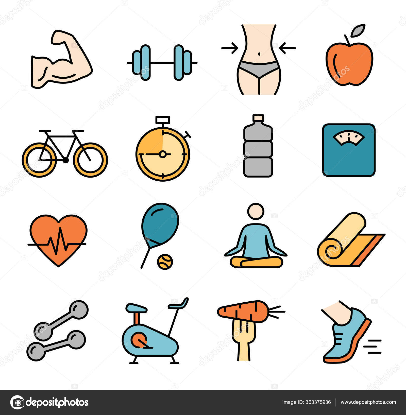 Icone De Estilo De Vida