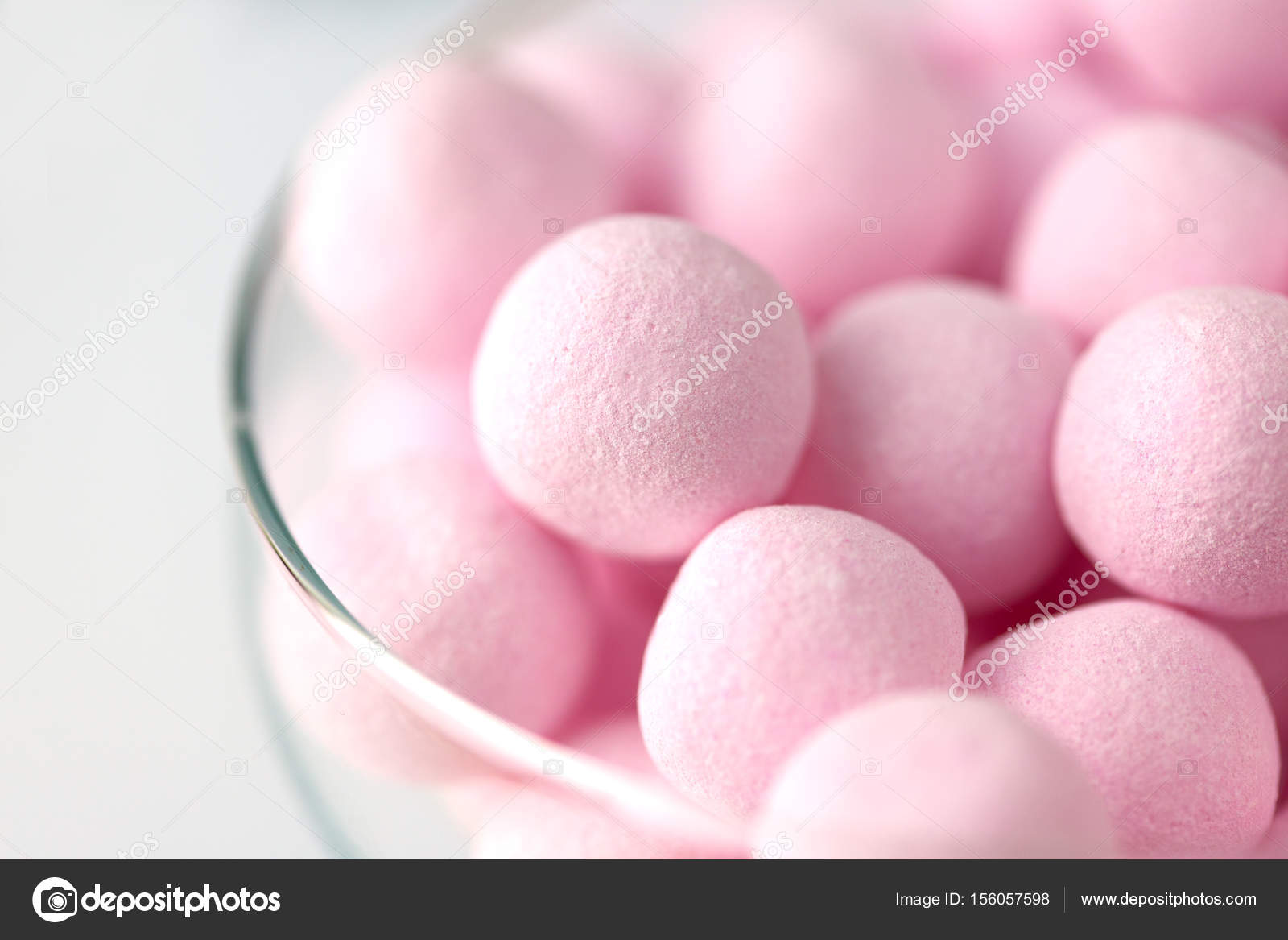 Leuchtend Rosa Bonbons