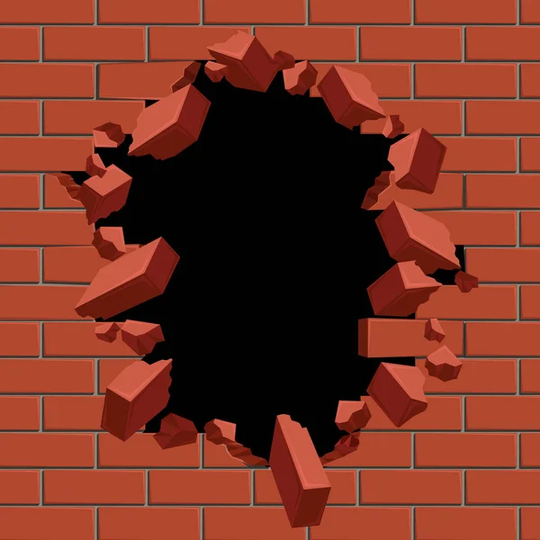 Brick explosion Vector Art Stock Images | Depositphotos