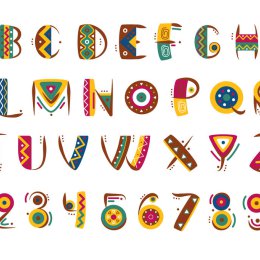 Letras mexicanas Imágenes Vectoriales, Gráfico Vectorial de Letras ...