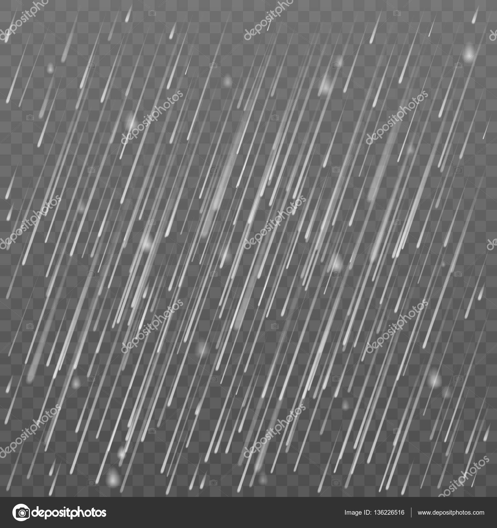 Rain vector background. Falling water drops texture Stock Vector Image ...