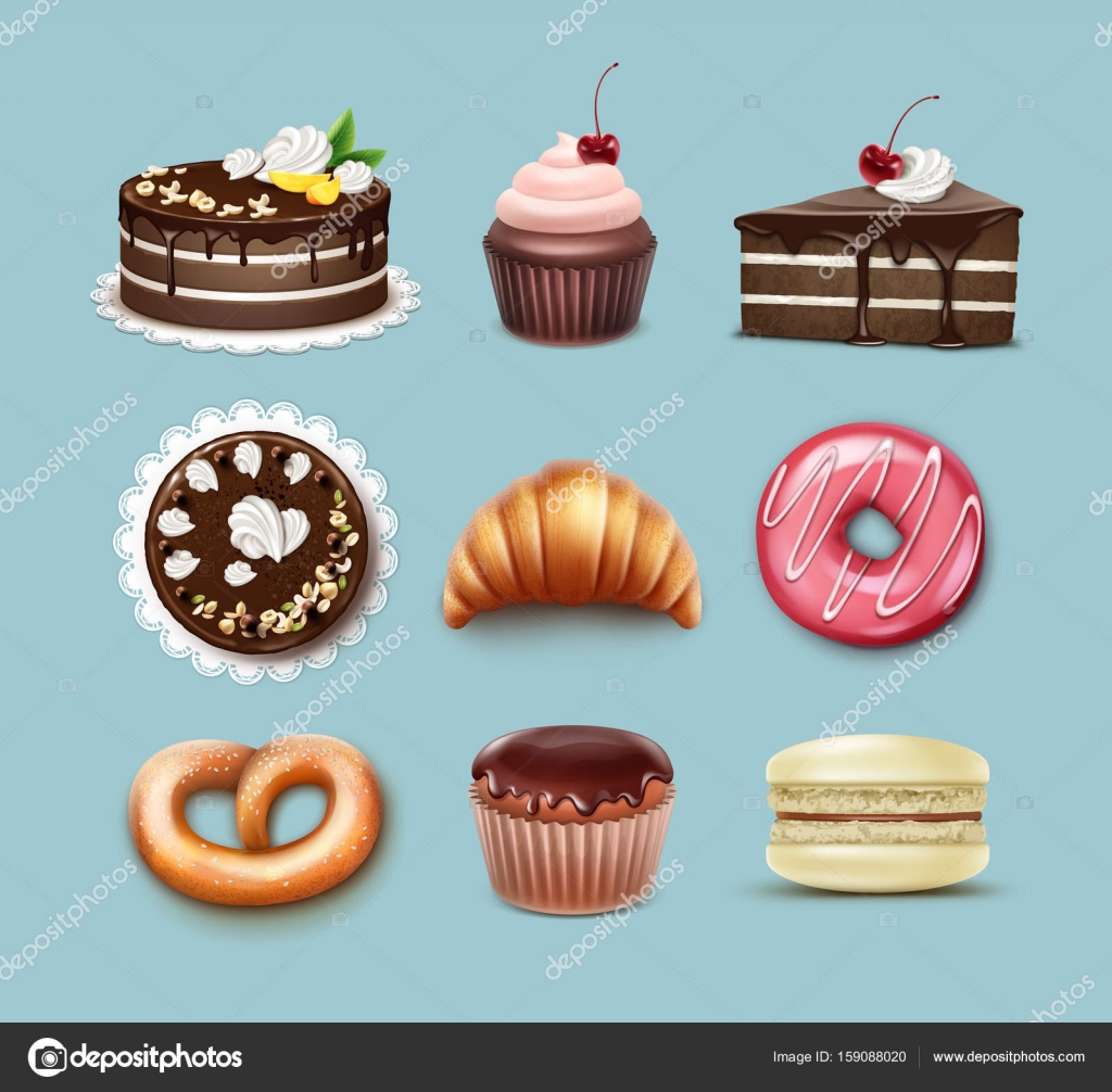 Vector confectionery set Stock Vector Image by ©K3star #159088020