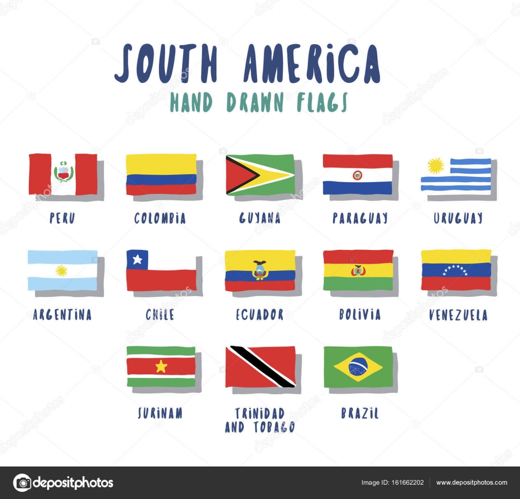 Banderas De Paises Sudamericanos 172,897 En La Categoría «Banderas