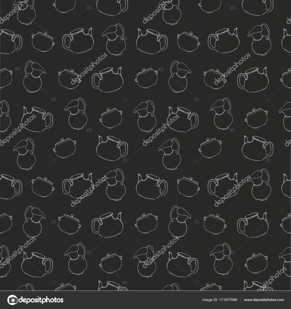Cooking elements seamless pattern tools, graphic, element, drawing ...