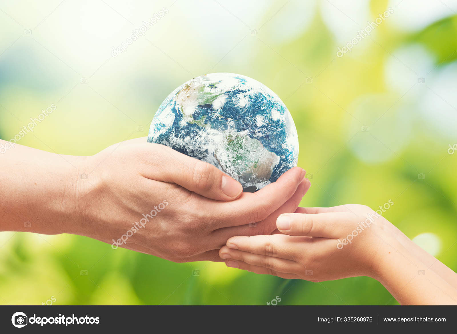 Earth Globe Hands