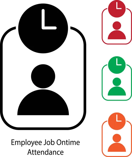 84 Employee attendance icon Vector Images, Employee attendance icon ...