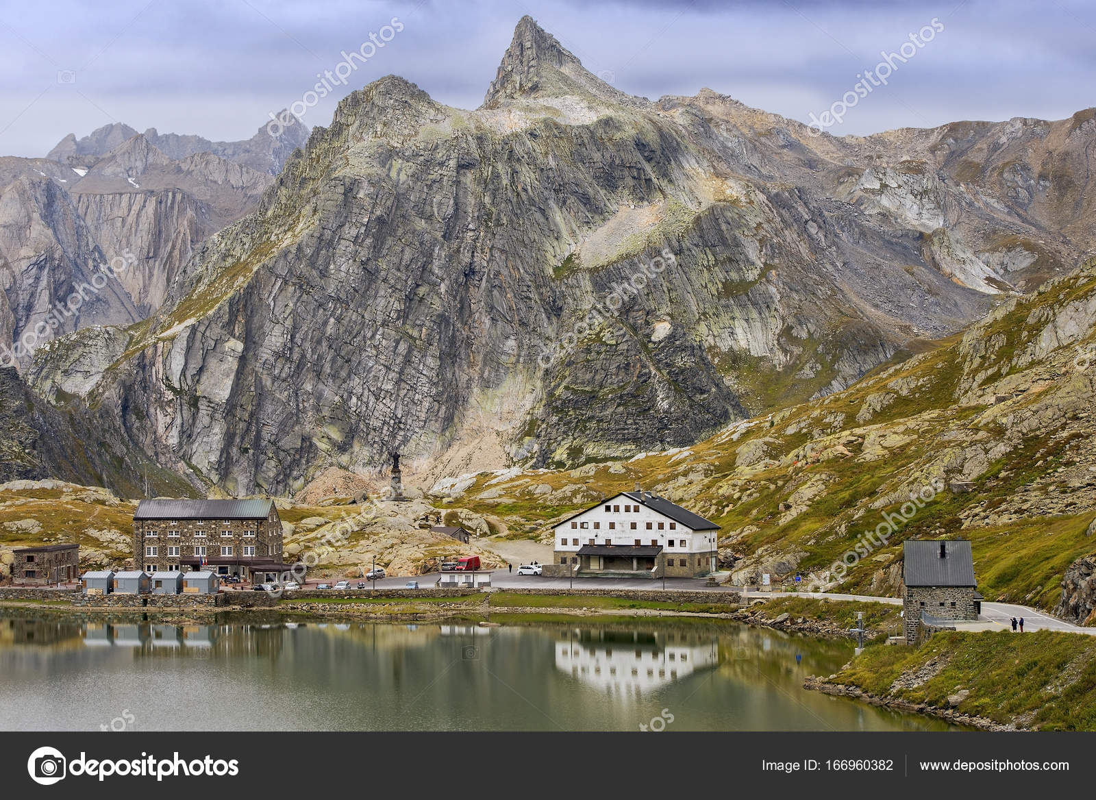Great St. Bernard Pass in Switzerland Stock Photo by ©irisphoto11 166960382